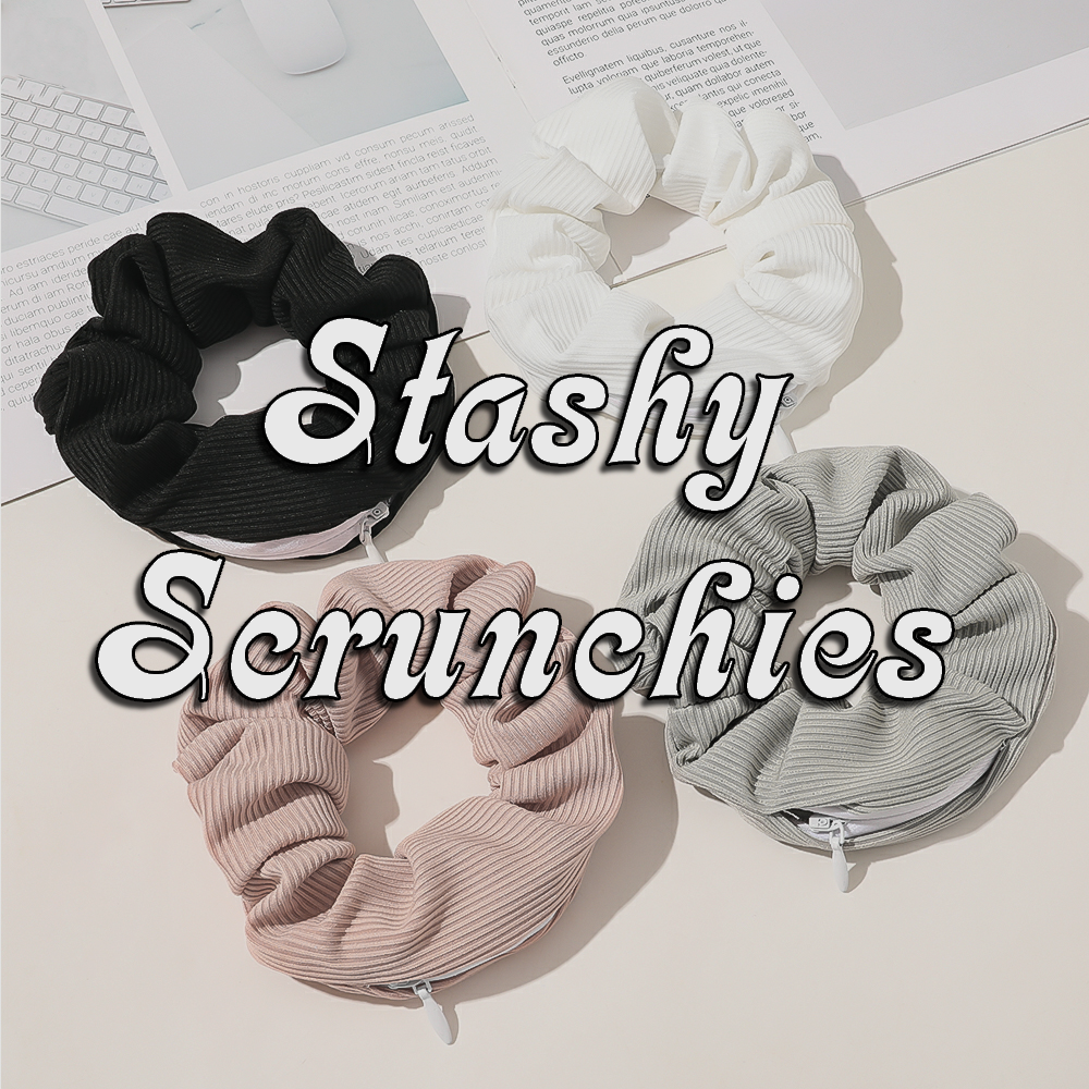 All Stashy Scrunchies